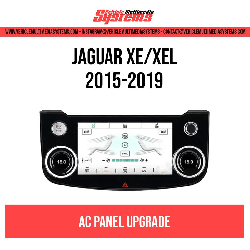Jaguar XE/XEL | 2015-2019 | AC Panel– Vehicle Multimedia Systems