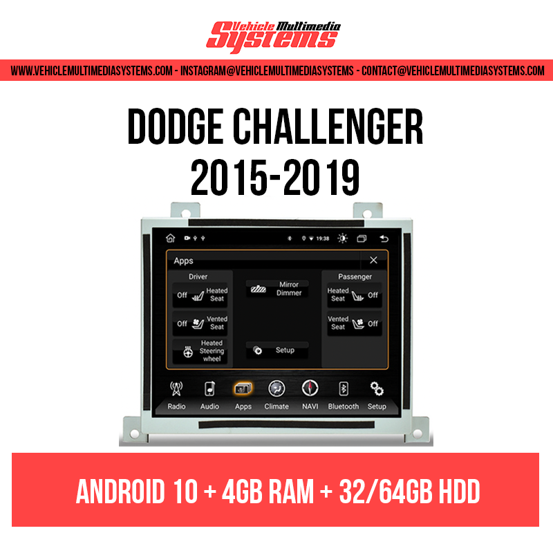 Dodge Challenger | 2015-2019 | Android Screen– Vehicle Multimedia Systems