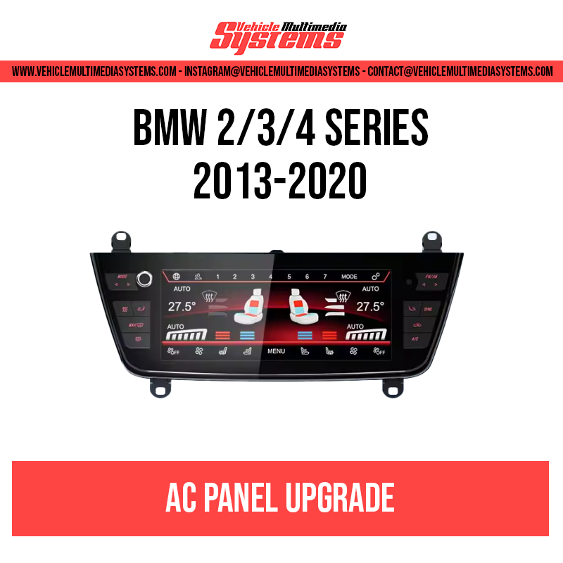 BMW 2/3/4 Series | 2013-2020 | AC Panel– Vehicle Multimedia Systems