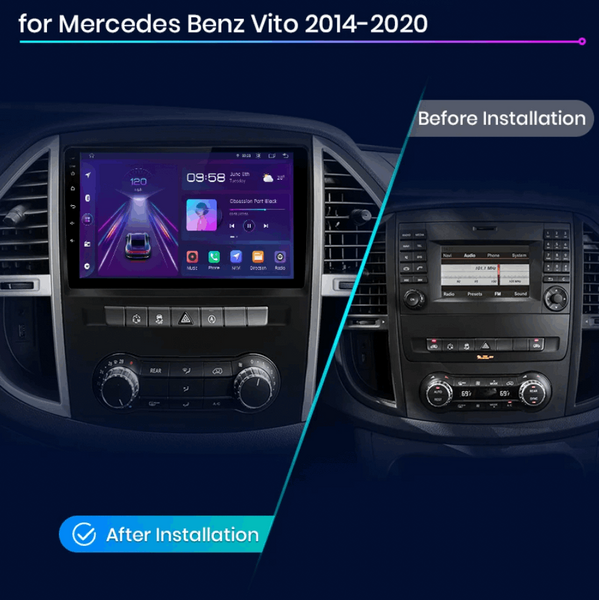 Mercedes Benz Vito | 2014 - 2020 | Android Screen – Vehicle Multimedia ...