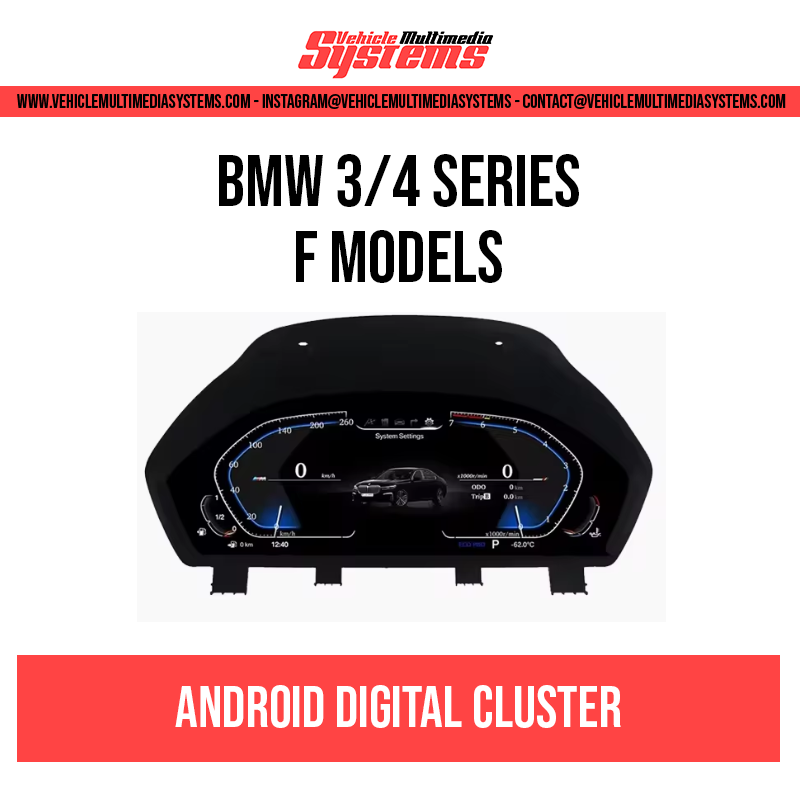 BMW 3 & 4 Series | F Series | Digital Cluster– Vehicle Multimedia Systems