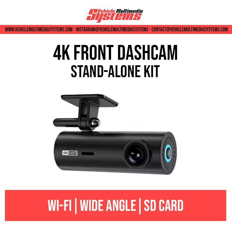 4K Front Dashcam | USB & Hardwired Kit– Vehicle Multimedia Systems