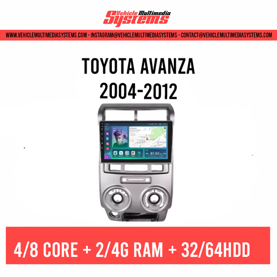 Toyota Avanza RHD | 2004-2012 | Android Screen– Vehicle Multimedia Systems
