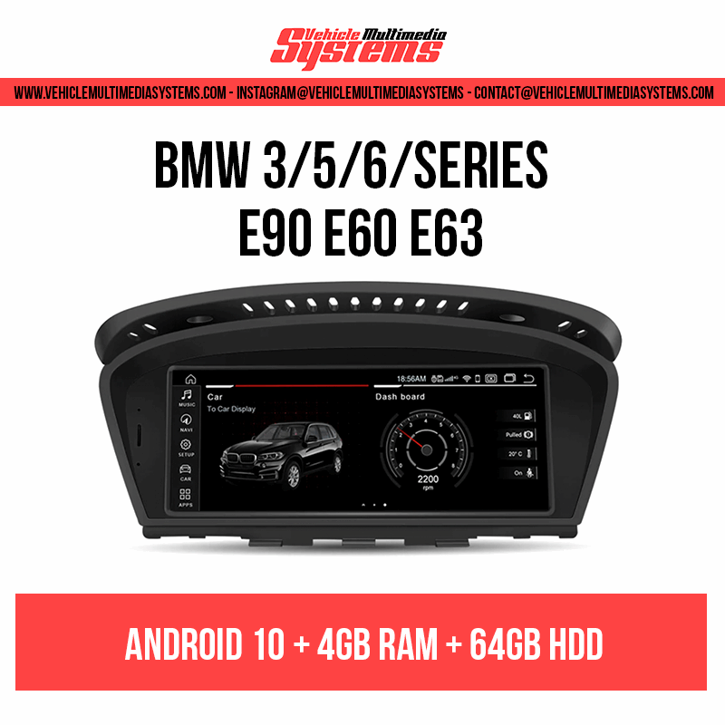 BMW 3 Series 5 Series 6 Series | E90 E60 E63 | Android Screen– Vehicle ...