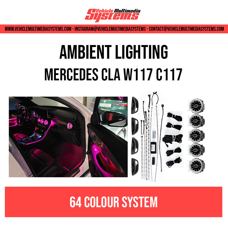 Mercedes-Benz CLA | W117 C117 | Ambient Lighting Kit– Vehicle ...