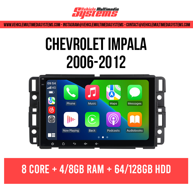 Chevrolet Impala | 2006-2012 | Android Screen– Vehicle Multimedia Systems