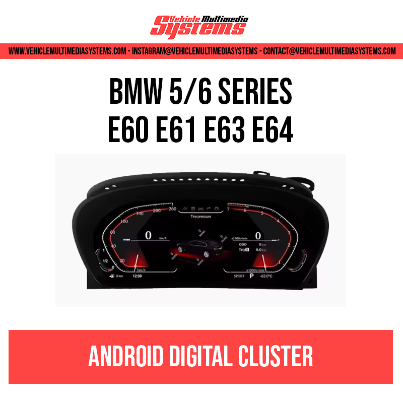 BMW 5/6 Series | E Series | Digital Cluster– Vehicle Multimedia Systems