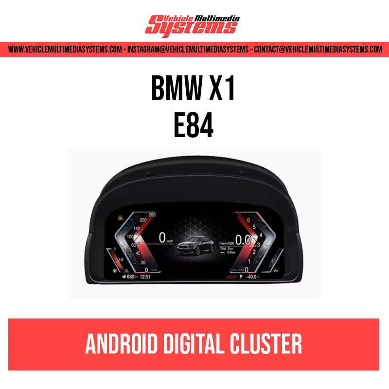 BMW X1 | E Series | Digital Cluster– Vehicle Multimedia Systems