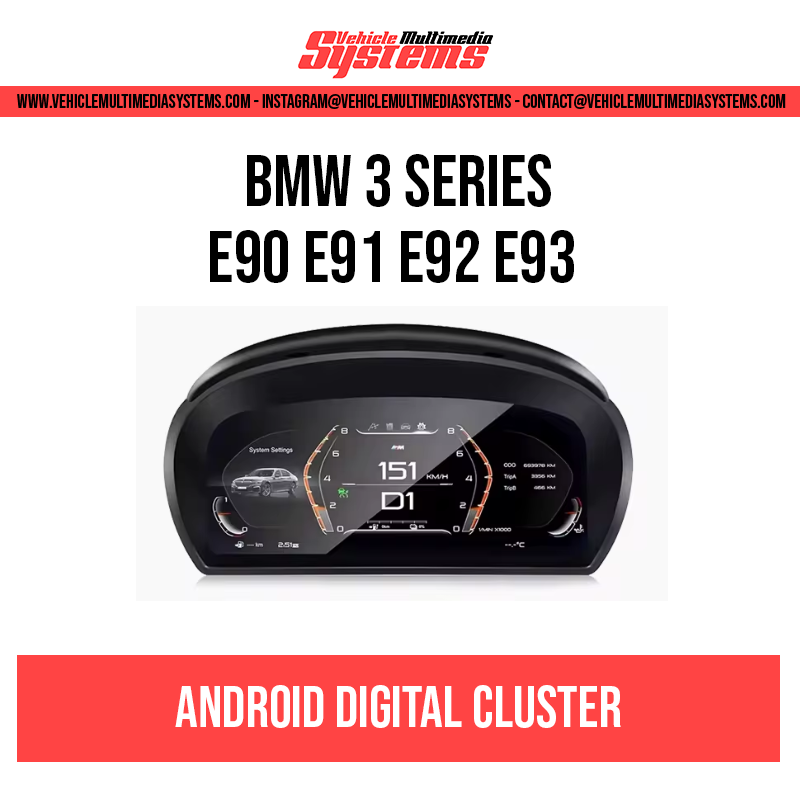 BMW 3 Series | E Series | Digital Cluster– Vehicle Multimedia Systems