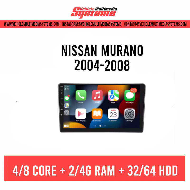 Nissan Murano | 2004-2008 | Android Screen– Vehicle Multimedia Systems