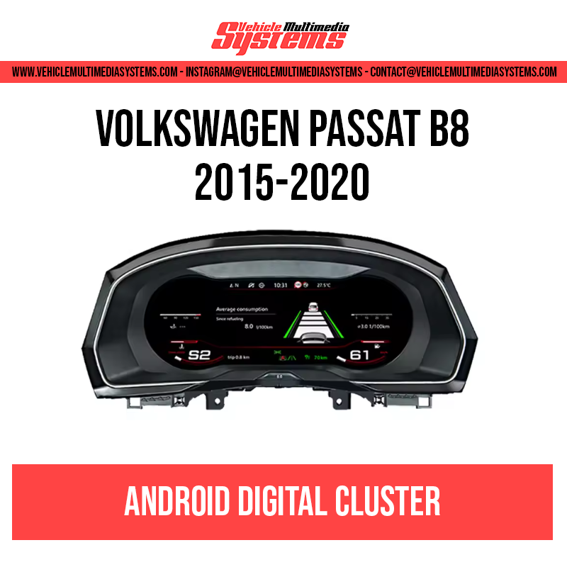 Volkswagen Passat B8 | 2015-2020 | Digital Cluster– Vehicle Multimedia ...