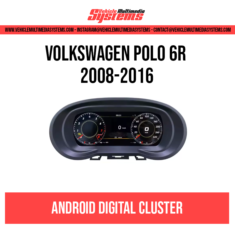 Volkswagen Polo 6R | 2008-2016 | Digital Cluster– Vehicle Multimedia ...