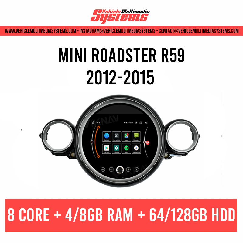 MINI Roadster R59 | 2012-2015 | Android Screen– Vehicle Multimedia Systems