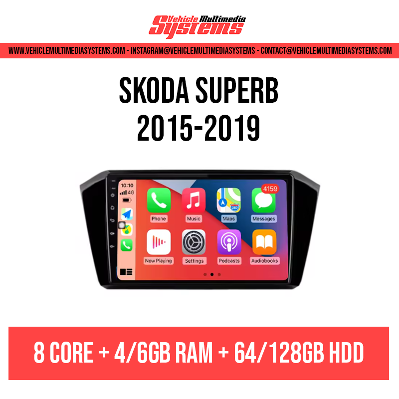 Skoda Superb | 2015-2019 | Android Screen– Vehicle Multimedia Systems