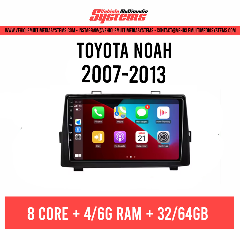 Toyota Noah | 2003-2011 | Android Screen |– Vehicle Multimedia Systems