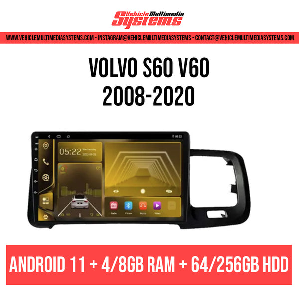 Volvo S60 V60 | 2008-2020 | Android Screen – Vehicle Multimedia Systems