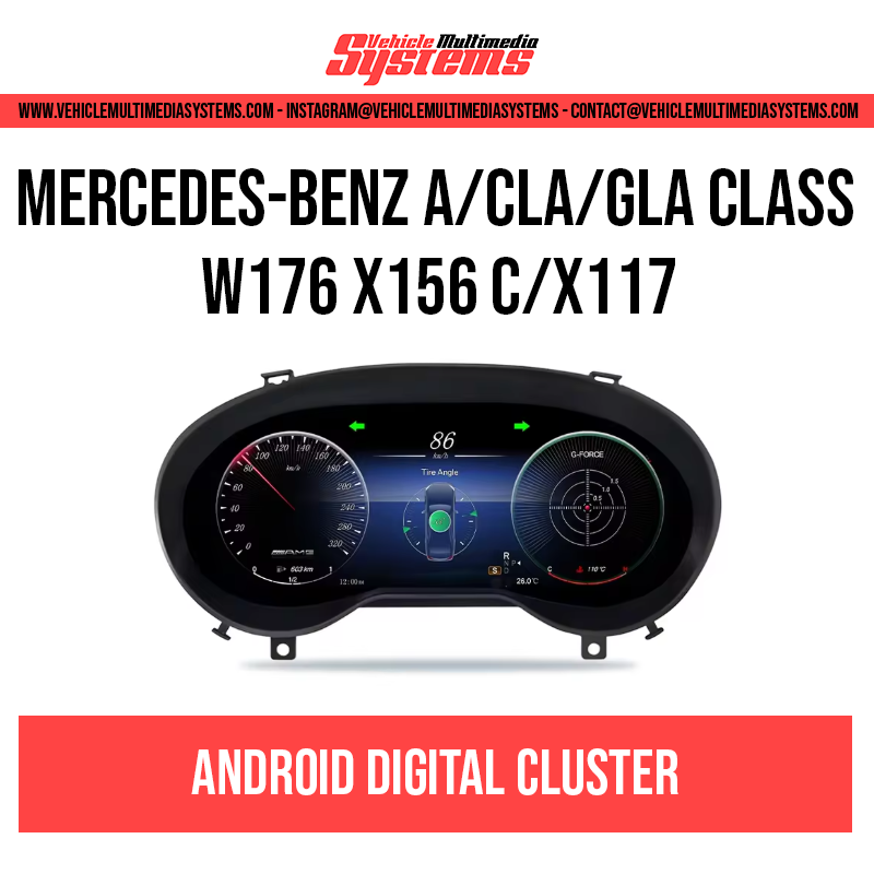 Mercedes Benz A/CLA/GLA Class | W176 C/X117 X156 | Digital Cluster ...