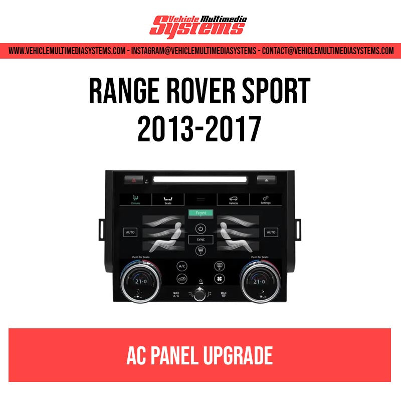 Range Rover Sport | 2013-2017 | AC Panel– Vehicle Multimedia Systems