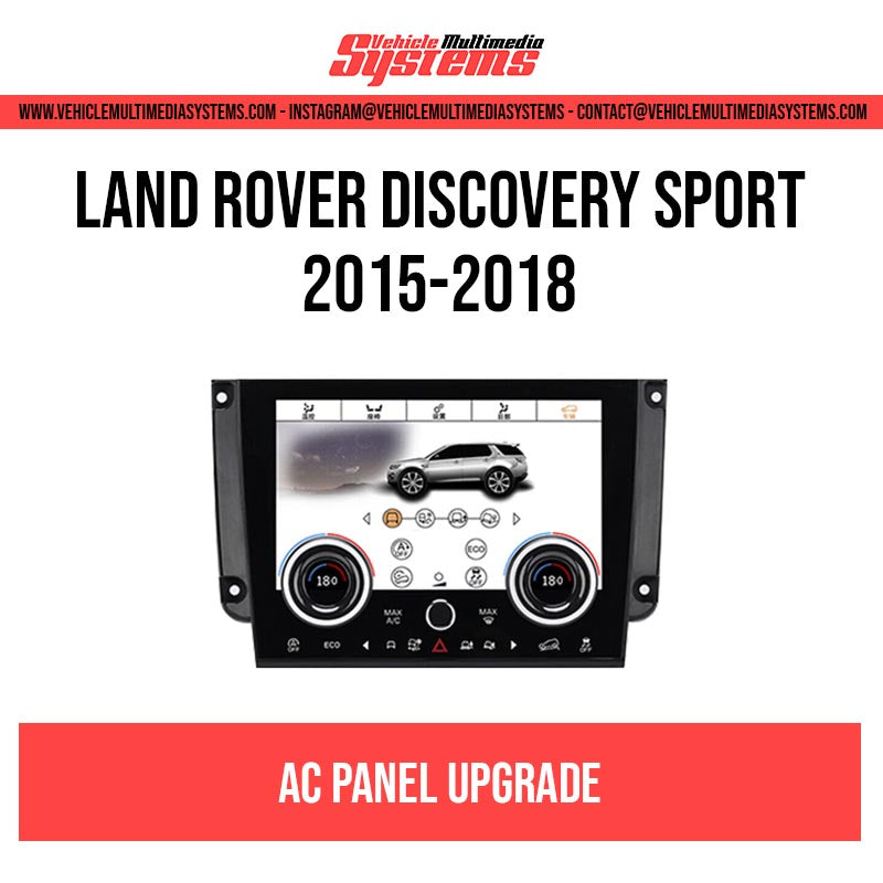 Land Rover Discovery Sport | 2015-2018 | AC Panel – Vehicle Multimedia ...