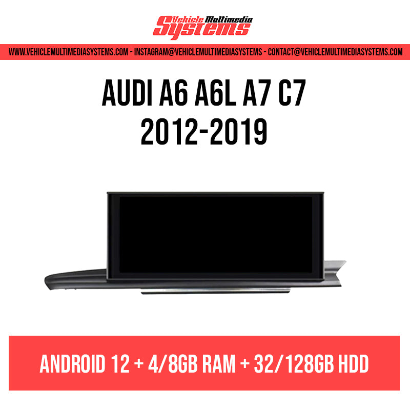 Audi A6 A6L A7 C7 RS6 | 2012-2019 | Android Screen – Vehicle Multimedia ...