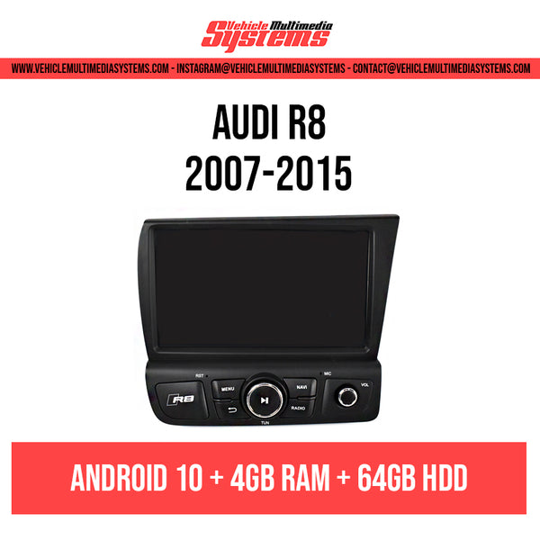 Audi R8 | 2007-2015 | Android Screen – Vehicle Multimedia Systems