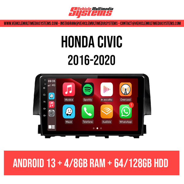 Honda Civic | 2016-2020 | Android Screen – Vehicle Multimedia Systems