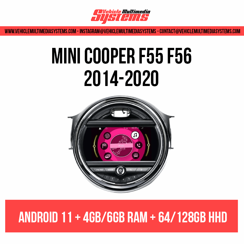 MINI Cooper F55 F56 | 2014-2020 | Android Screen – Vehicle Multimedia ...