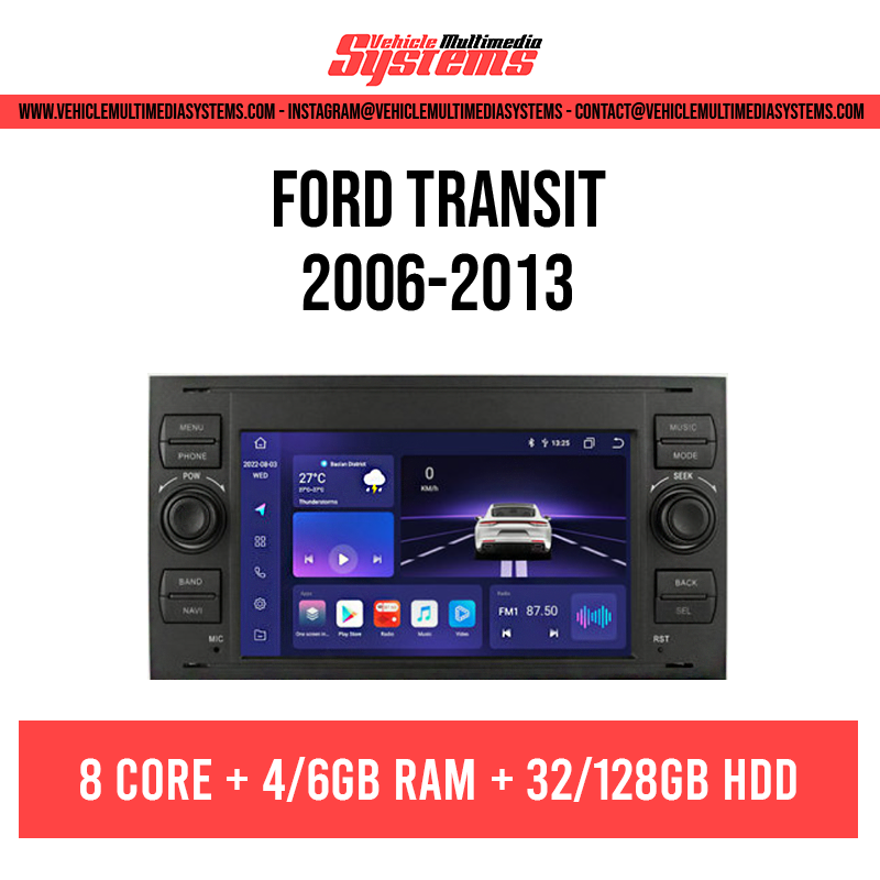 Ford Transit | 2006-2013 | Android Screen– Vehicle Multimedia Systems