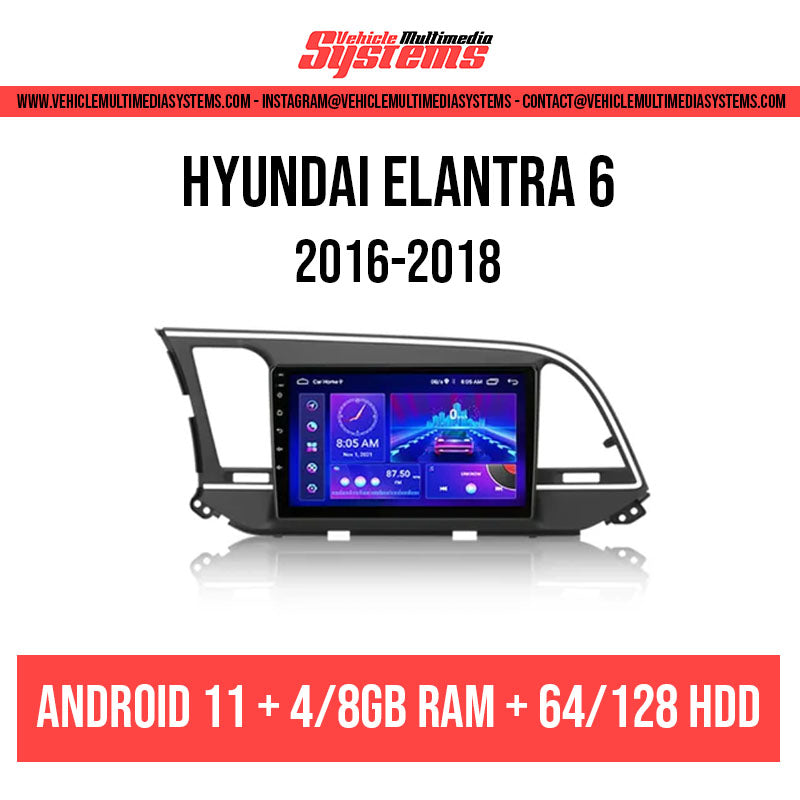 Hyundai Elantra 6 | 2016-2018 | Android Screen – Vehicle Multimedia Systems