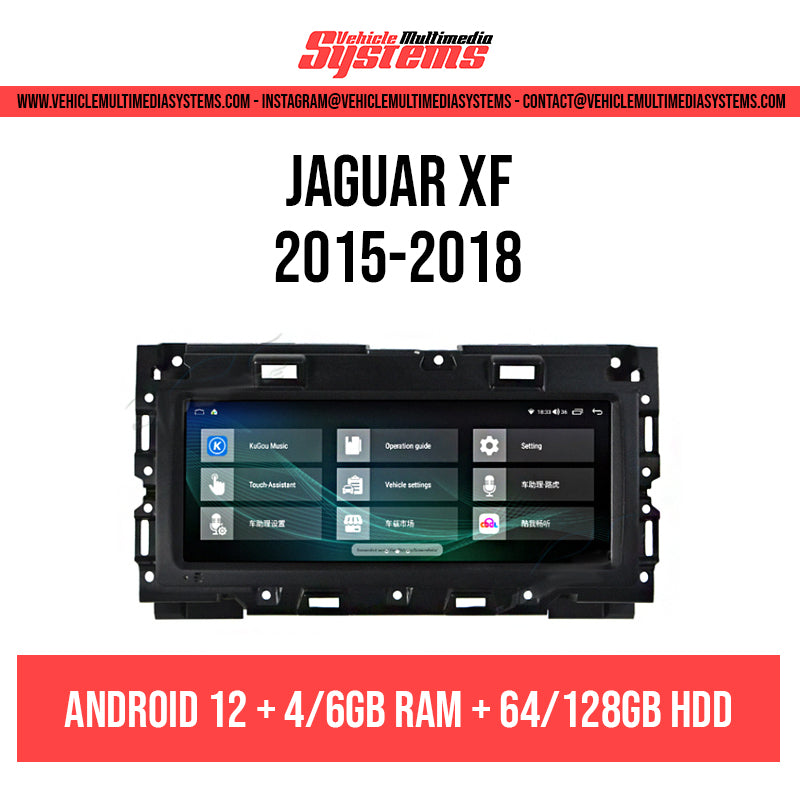Jaguar XF | 2015-2018 | Android Screen + AC Panel– Vehicle Multimedia ...