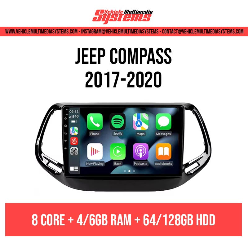 Jeep Compass | 2017-2020 | Android Screen– Vehicle Multimedia Systems