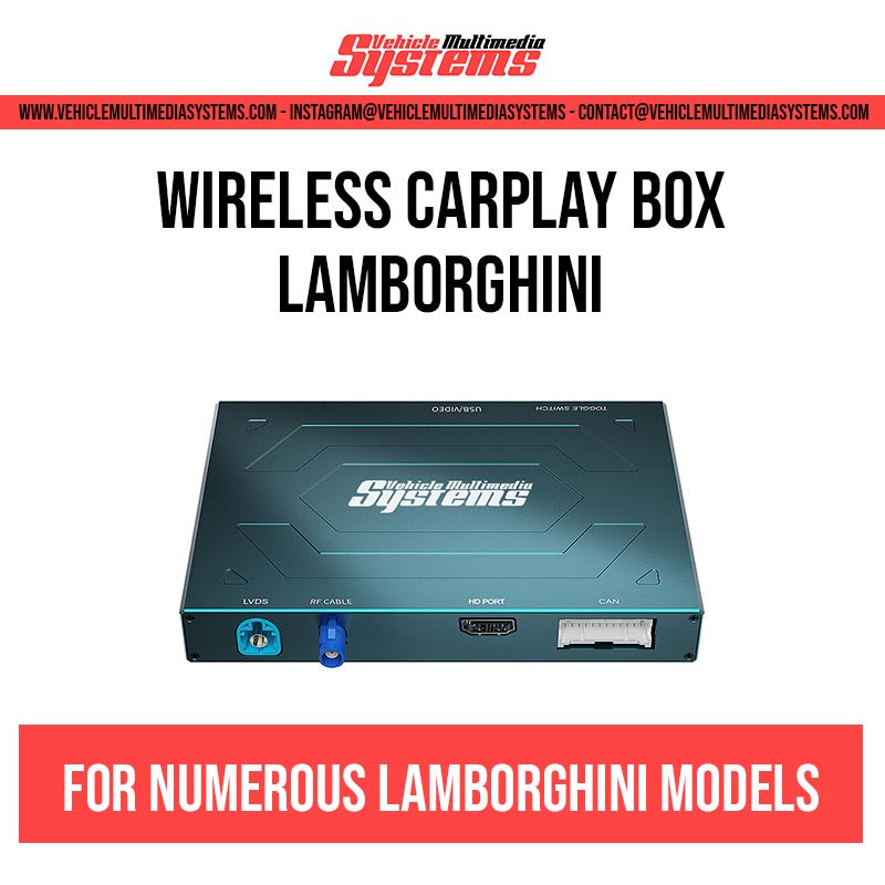 Lamborghini | Wireless Carplay Box– Vehicle Multimedia Systems