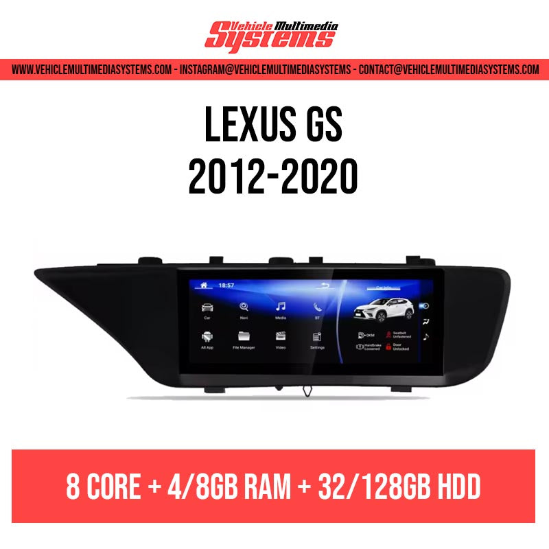 Lexus GS | 2012-2020 | Android Screen– Vehicle Multimedia Systems