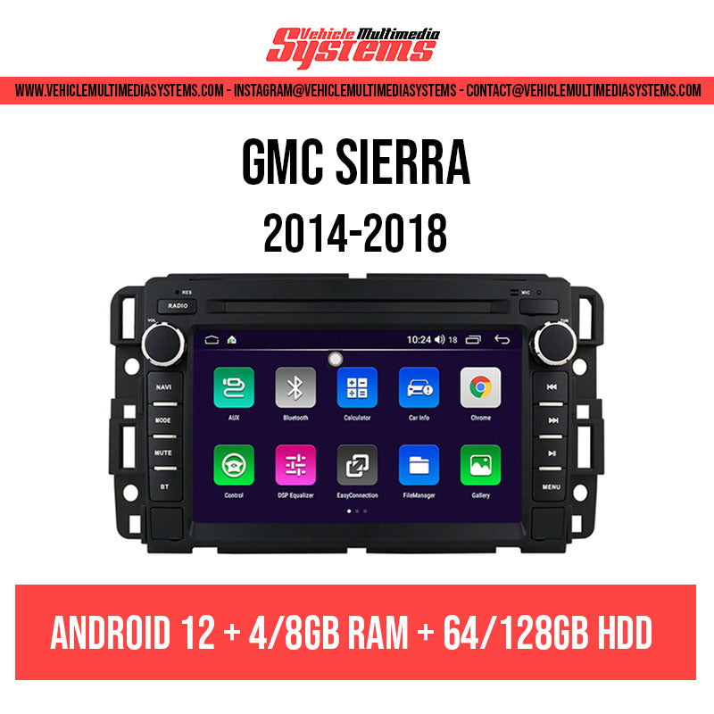 GMC Sierra | 2014-2018 | Android Screen – Vehicle Multimedia Systems