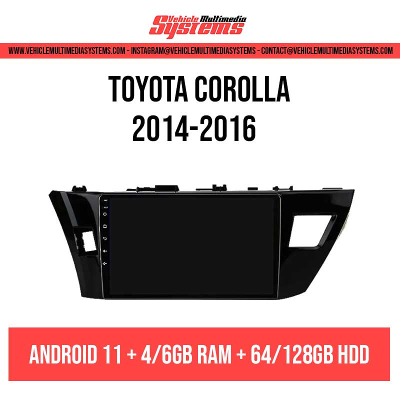Toyota Corolla | 2014-2016 | Android Screen – Vehicle Multimedia Systems