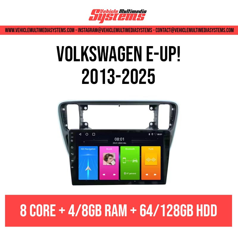 Volkswagen e-Up! | 2013-2025 | Android Screen– Vehicle Multimedia Systems