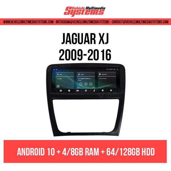 Jaguar XJ | 2009-2016 | Android Screen + AC Panel – Vehicle Multimedia ...