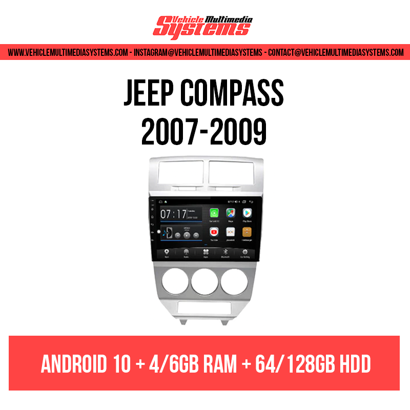 Jeep Compass | 2007-2009 | Android Screen – Vehicle Multimedia Systems