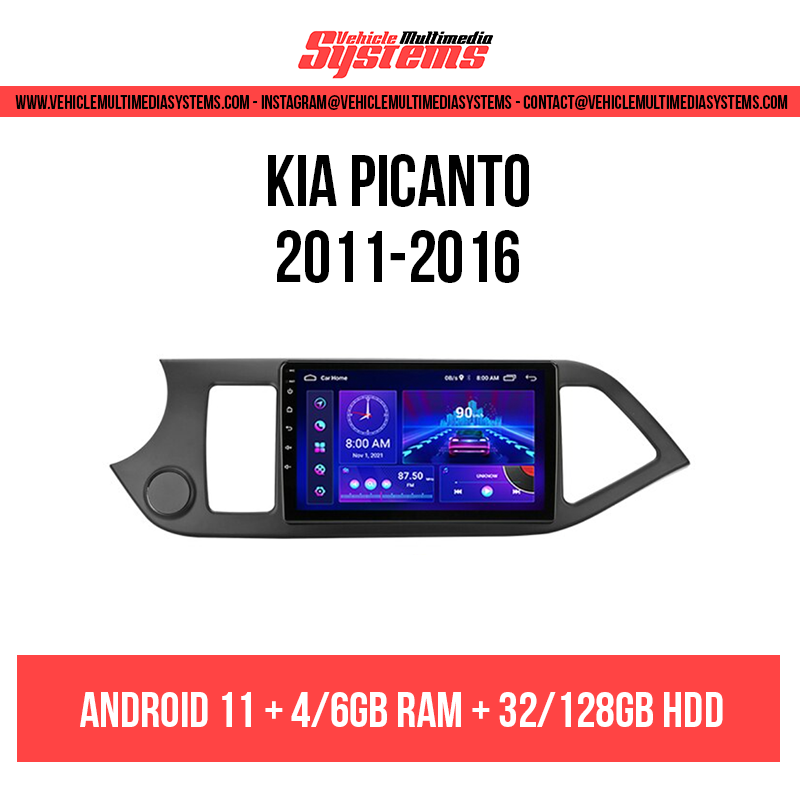 Kia Picanto | 2011-2016 | Android Screen– Vehicle Multimedia Systems