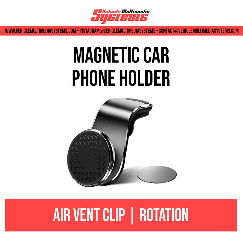 Magnetic Car Phone Holder | 360° Rotating Air Vent Mount– Vehicle ...