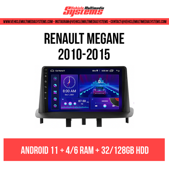 Renault Megane | 2010-2015 | Android Screen– Vehicle Multimedia Systems