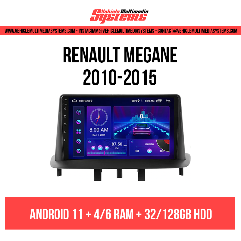 Renault Megane | 2010-2015 | Android Screen – Vehicle Multimedia Systems
