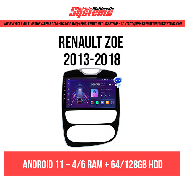 Renault Zoe | 2013-2018 | Android Screen – Vehicle Multimedia Systems