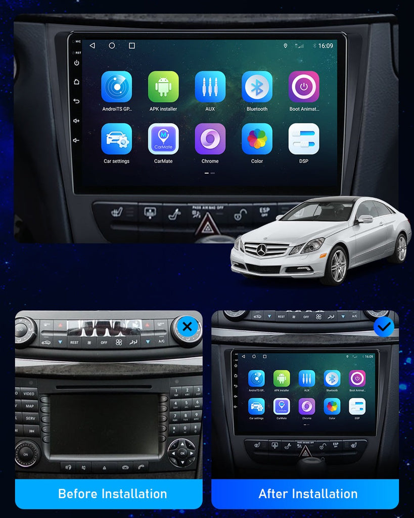 Mercedes-Benz E-Class | 2002-2010 | Android Screen – Vehicle Multimedia ...