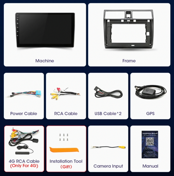Suzuki Swift | 2003-2010 | Android Screen – Vehicle Multimedia Systems
