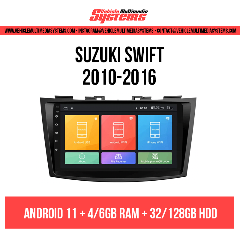 Suzuki Swift | 2010-2016 | Android Screen – Vehicle Multimedia Systems
