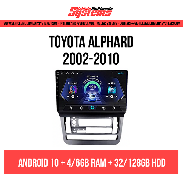 Toyota Alphard | 2002-2010 | Android Screen – Vehicle Multimedia Systems