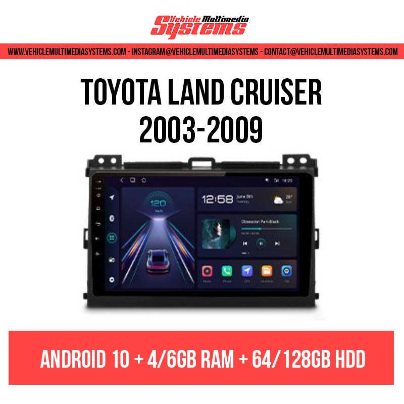 Toyota Land Cruiser | 2003-2009 | Android Screen – Vehicle Multimedia ...