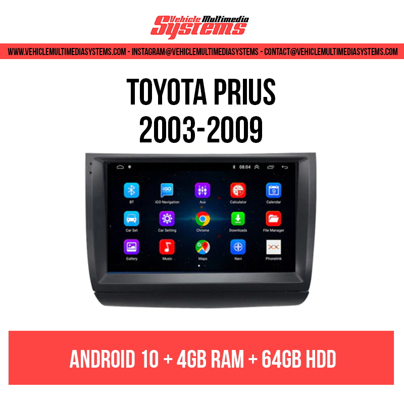 Toyota Prius | 2003-2009 | Android Screen– Vehicle Multimedia Systems