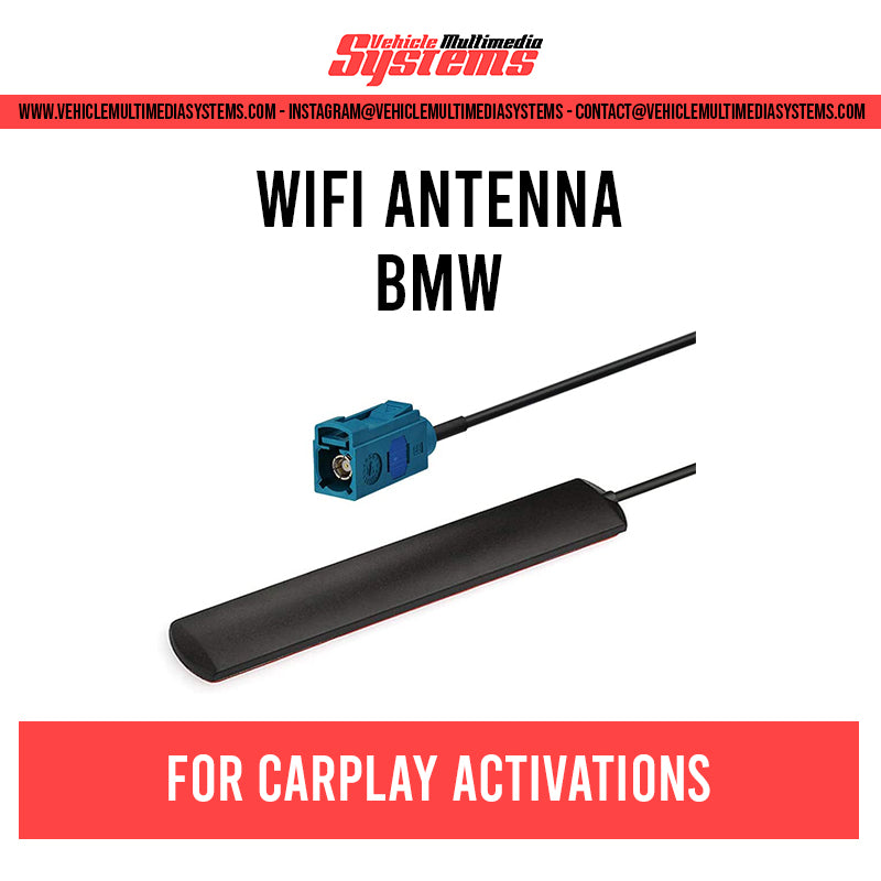 Wi-Fi Antenna for BMW CarPlay Activation | Fakra Z Connector | 3M Cabl ...